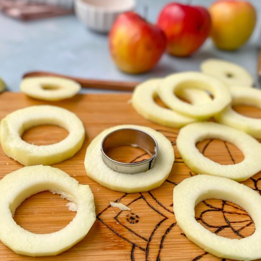 Blätterteig Apfelringe backen Rezept Smillas Wohngefühl