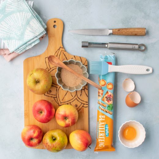 Blätterteig Apfelringe backen Rezept Smillas Wohngefühl
