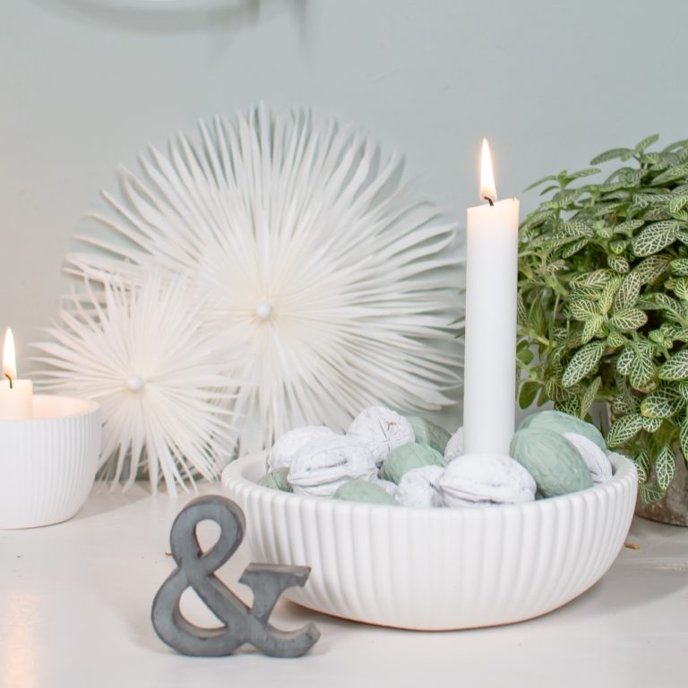 DIY Raysin Schale Kerzenständer Smillas Wohngefühl